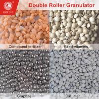 China Double Roller Fertilizer Granulator 1-2t/h Capacity 15-22kw Power Dry Extrusion Granulation Machine for sale