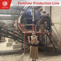 China NPK Compound Fertilizer Granulation Plant 1-20t/h Rotary Drum Granulator 2-5mm for sale