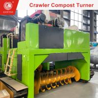 China Self-Propelled Hydraulic Compost Turner 3m Width for Organic Waste Recycling Farm Fertilizer for sale