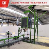China Organic Fertilizer Production Line 1-2T/H Sewage Sludge Composting Equipment CE for sale