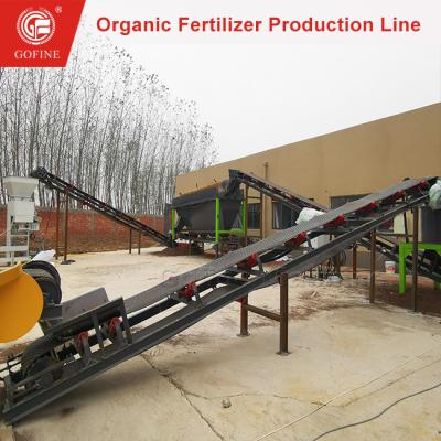 China Organic Fertilizer Production Line 1-2 T/H Poultry Manure Composting Process for sale