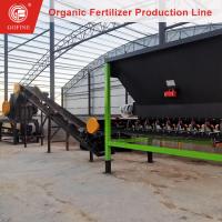 China 10 TPH Poultry Manure Organic Compost Powder Fertilizer Production Line CE Certified for sale