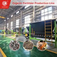 China Organic Fertilizer Production Line 1-2T/H Municipal Waste Composting Machine CE Certified for sale