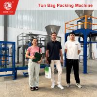 China 500kg 1000kg Big Bulk Bag Dumping Station Fertilizer Pouch Filling Packaging Machine for sale