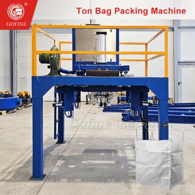 China 500kg 1000kg Big Bulk Bag Dumping Station Slow Release Fertilizer Pouch Filling Packaging Machine for sale