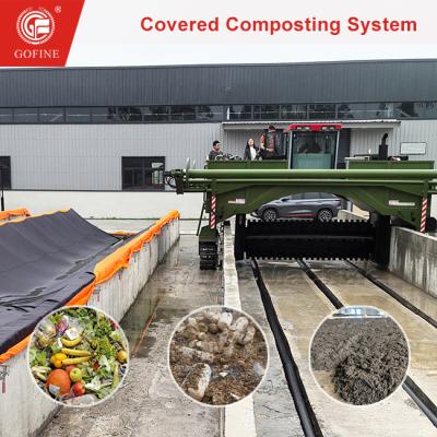 China Membrane Composting MSW Organic Fertilizer Production Machine for sale
