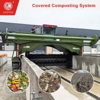 China Aerated Static Pile Composting System 15-20 Days Cycle Nano Membrane for Powder Fertilizer for sale