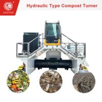 China High-Capacity Hydraulic Windrow Turner 1600 m³/h 329HP for Organic Fertilizer Production for sale
