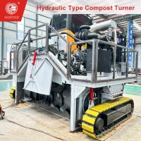 China Self-Propelled Hydraulic Compost Turner 1600m³/h Capacity 329HP Engine for Large-Scale Composting for sale