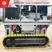 China Fully Hydraulic Crawler Compost Turner 1600 m³/h 329HP for Organic Fertilizer Plant for sale