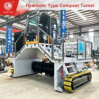 China Fully Hydraulic Crawler Compost Turner 1600 m³/h 329HP for Organic Fertilizer Plant for sale