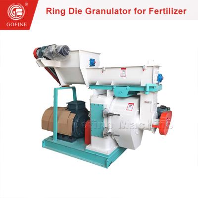 China Ring Die Organic Fertilizer Granulator 1-8 t/h Chicken Manure Pellet Mill for sale