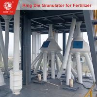 China Ring Die Fertilizer Granulation Machine 1-8 t/h Organic Pellet Press for sale