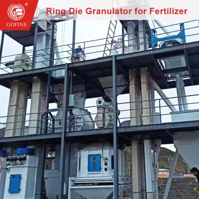 China Ring Die Pellet Machine 1-8 t/h for Organic Fertilizer and Biomass Pelletizing for sale