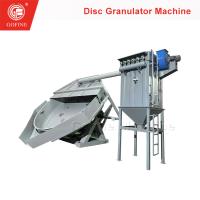 China Dust-Free Organic Fertilizer Disc Granulator 1-6mm with Cyclone Collector for sale