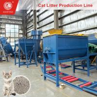China 3t/h Bentonite Cat Litter Production Line Disc Granulator Low Dust 95% Granulation Efficiency for sale