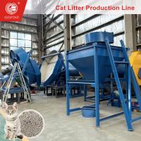 China 3t/h Bentonite Cat Litter Production Line Disc Granulation Machine with Dust Collection for sale