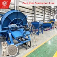 China 3t/h Bentonite Cat Litter Production Line Disc Granulation Turnkey Plant for sale