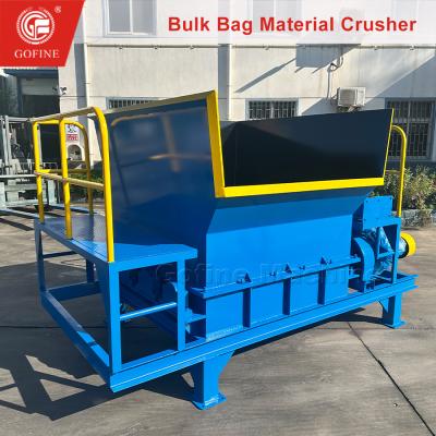China Organic Fertilizer Cake Breaker for Ton Bag Pellets Heavy Duty Dual Shaft Crusher 2.2kW for sale