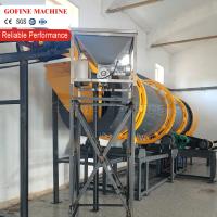 China Sulfur Coated Urea Slow Release Fertilizer Plant Line 5.5-22kw Rotary Coating Machine for sale