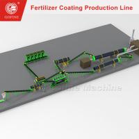 China Sulfur Coated Urea Slow Release Fertilizer Plant Line 5.5-22kw Rotary Coating Machine for sale