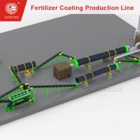 China Rotary Drum Coating Machine for Controlled Release Fertilizer 2-3° Tilt 10-11 RPM for sale