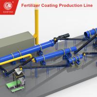 China Rotary Drum Fertilizer Coating Machine 1-20 T/H for Sulfur Coated Urea Production for sale