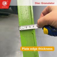 China 2-6mm Organic Fertilizer Disc Pelletizer Machine with 500-3600mm Disc Diameter and 0.02-6 T/H Capacity for sale