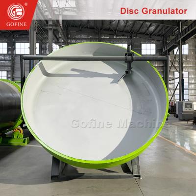 China Organic Fertilizer Pan Granulator - 93% Granulation Rate, 10,000-300,000 Tons Annual Capacity, Energy Efficient Design for sale
