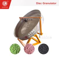 China 1000kg/H Disc Organic Fertilizer Granulator with 93% Granulation Rate and 35-55° Adjustable Angle for NPK Compound Production for sale