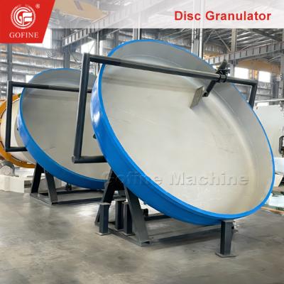 China Durable Ball Plate Round Fertilizer Granulator Machine 800-3600mm Disc with 93% Granulation Rate and 0.1-5 t/h Capacity for sale