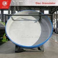 China Bentonite Humic Acid Pig Manure Organic Fertilizer Disc Granulator 1-2T/H with 93% Granulation Rate and Multiple Model Options for sale