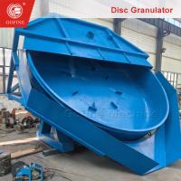 China Gofine ZL10 PLC Control 5.5kw Disc Organic Fertilizer Granulator 1-2t/h Capacity 3-8mm Granules for sale