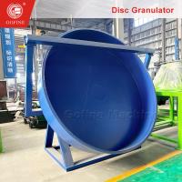China PLC Control System Pan Disc Organic Fertilizer Granulator - 1-2t/h Capacity, 95% Granulation Rate, CE Certified for sale