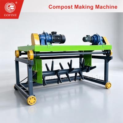 China Chain Drive Trough Composting System for Poultry Manure for sale