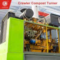 China Full Hydraulic Crawler Compost Turner Machine for Organic Waste Fermentation for sale