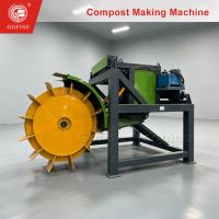 China Heavy Duty Wheel Type Compost Turner for Large Scale Composting Plant for sale