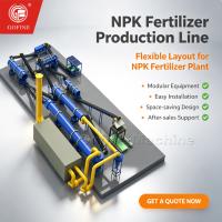 China 10 T/H Auto Batching NPK Rotary Drum Fertilizer Plant Line for sale