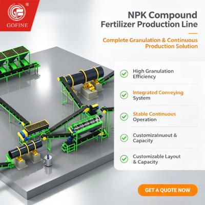 China Complete NPK Rotary Drum Fertilizer Making Machine Line for sale