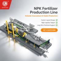 China Automatic NPK Fertilizer Drum Granulator Line for Fertilizer for sale