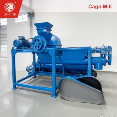 China 10-20 T/H Industrial Cage Crusher System for Fertilizer Line for sale