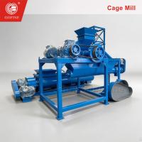 China High-speed cage crusher machine for organic compound fertilizer production lines for sale