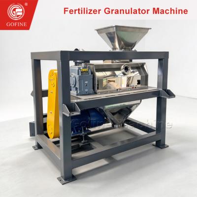 China Stainless Steel Roller Compactor Granulator for Organic Mineral Fertilizer Line for sale