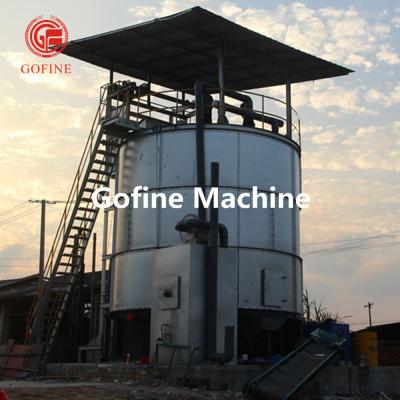 China High Temperature Aerobic Fermentation Tank for Organic Fertilizer Production - 105m³ Capacity, 10-14 Ton Daily Processing for sale