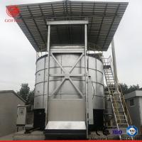 China Huge Fertilizer Fermentor B105 - 105 m² Capacity Automatic Compost Tower for Organic Waste Processing for sale