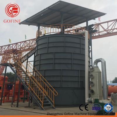 China Vertical Pig Manure Compost Fertilizer Machine 10-12 m3/day 380V for Organic Waste Recycling for sale