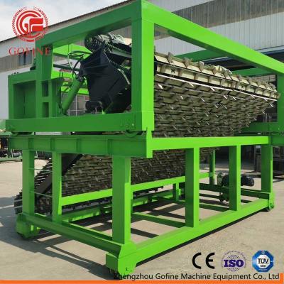 China Chain Plate Compost Turner 2000 for Sludge Fertilizer Production 1.2-1.5m Depth for sale