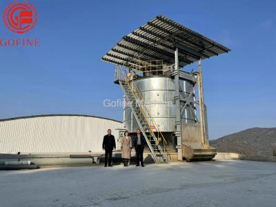 China 18.9KW 280M3 Animal Farm Aerobic Compost Fermentation Tank for Organic Fertilizer Production for sale