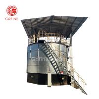 China Custom Compost Fermenter Tank 32-280m³ for Food Waste Poultry Chicken Farm Animal Waste Composting Machine for sale