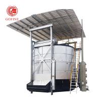 China Custom Compost Fermenter Tank 32-280m³ for Food Waste Poultry Chicken Farm Animal Waste Composting Machine for sale